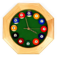 Wooden Octagon wall clock - Sivissidis Bros.